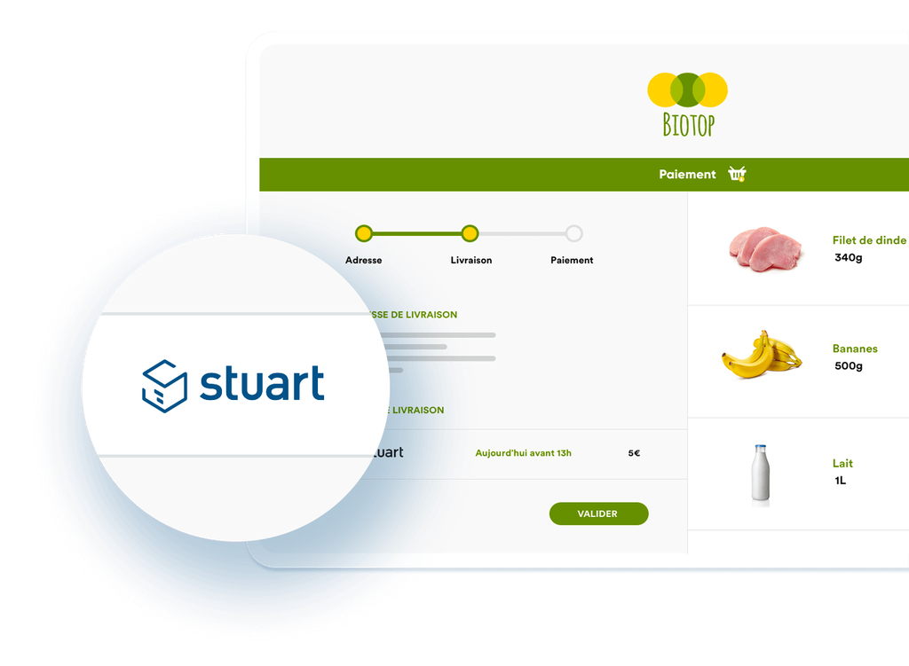 Service de livraison de courses professionnel | Stuart